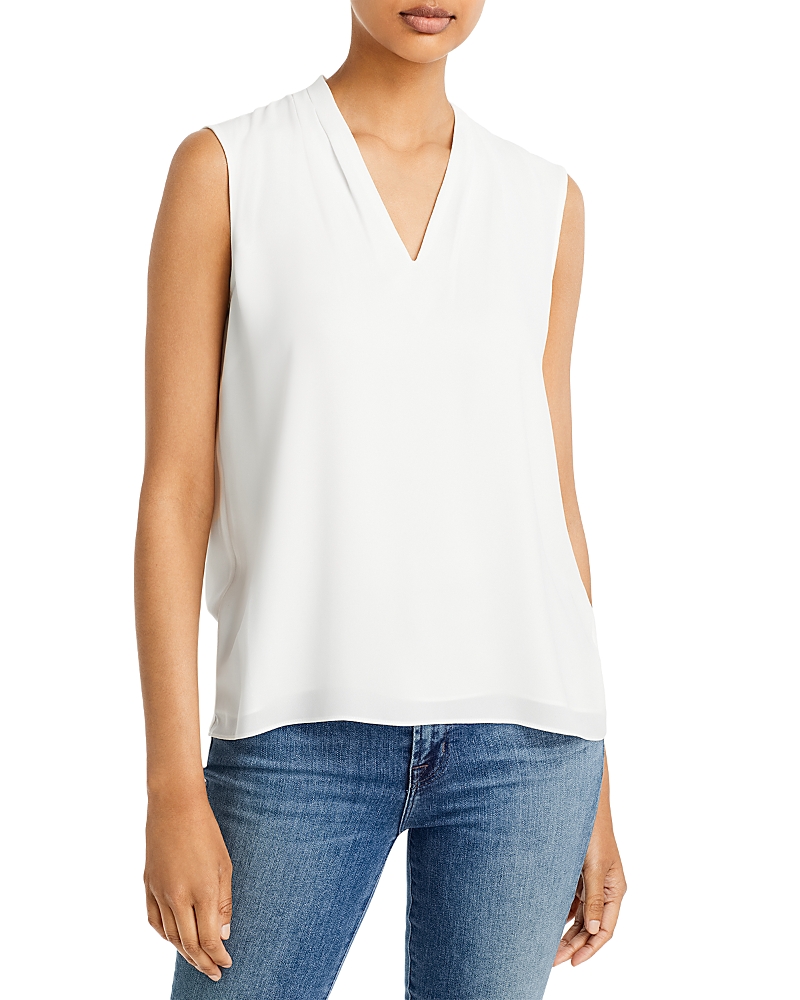 T TAHARI T Tahari Edie Sleeveless V-Neck Top